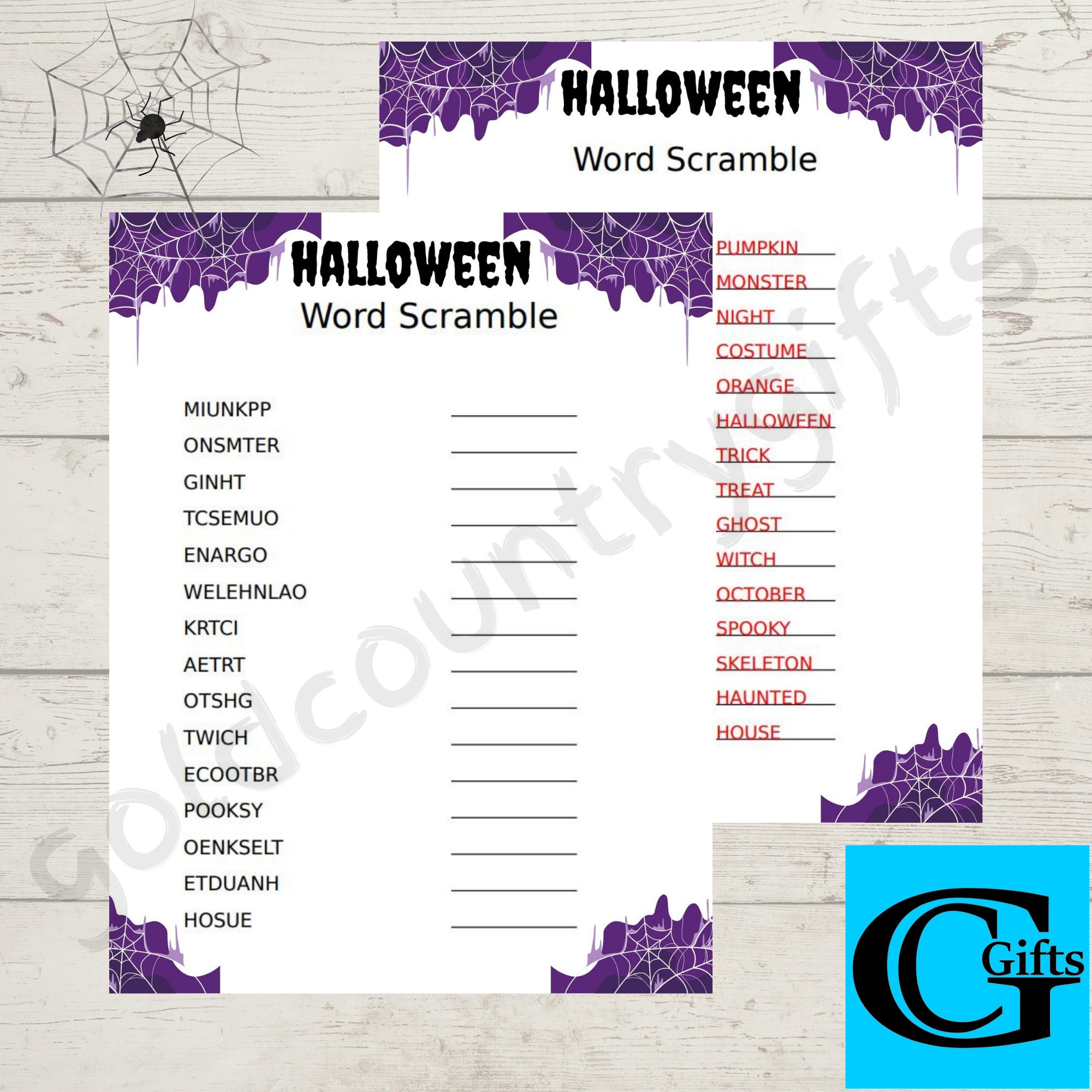 Halloween Activity Set Printable Activities for Kids - Etsy
