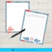 Nautical Stationery, Printable Nautical Stationery, Nautical Notepaper ...