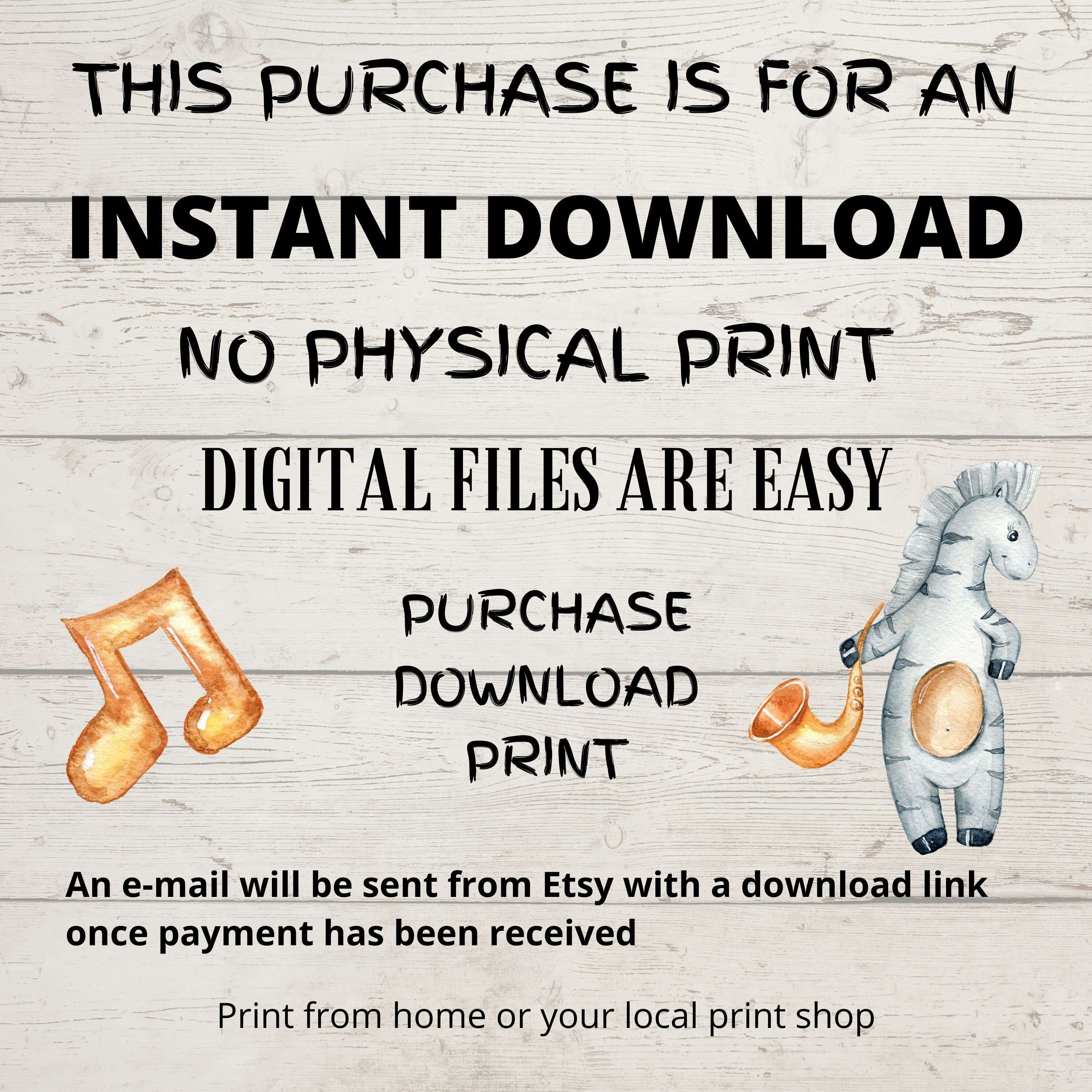Watercolor Zebra Printable Writing Paper, Lined Paper, Zebra Stationery ...