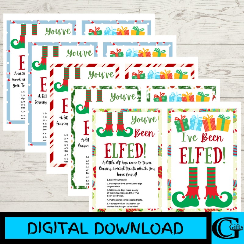 Elves at Work Sign - Etsy