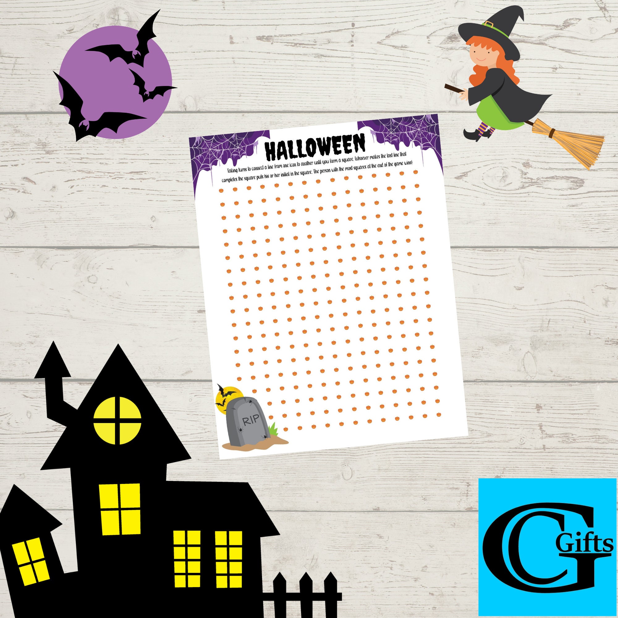 Halloween Activity Set Printable Activities for Kids - Etsy