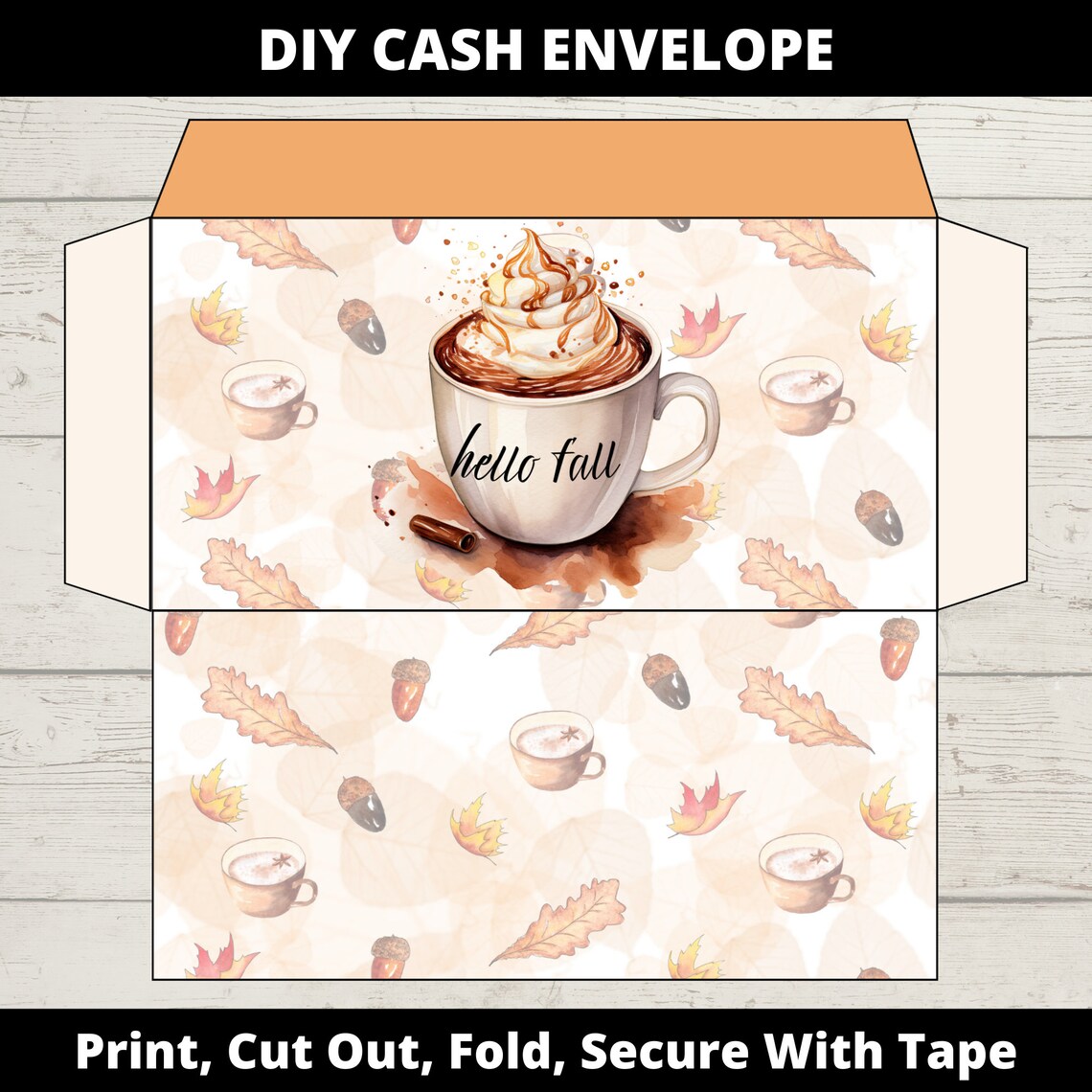 I Spy Fall Savings Challenge and Cash Envelope, Printable Savings ...