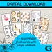 Number Flashcards With Jungle Animals, 1 10 Digital Download ...