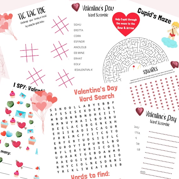 Actividades Imprimibles Para El Día De San Valentín Cómo Hacer
