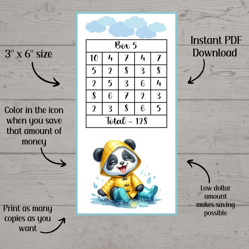 Low Income Savings Challenge Printable, 12 Boxes Money Savings ...