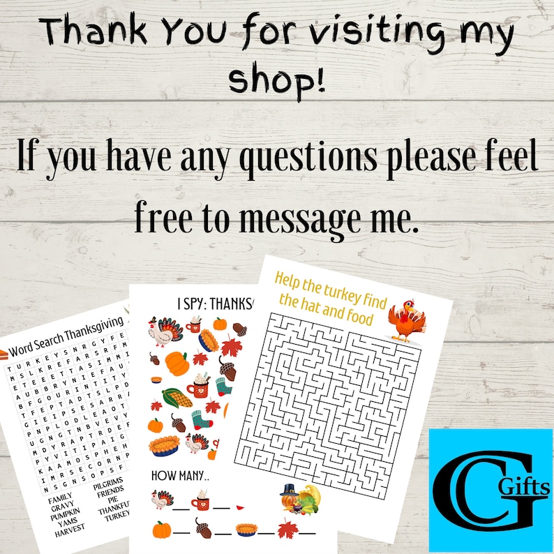 Printable Thanksgiving Activity Pages | Word Search | Maze | I Spy ...
