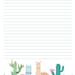 Llama Printable Stationery – Printable Writing Paper – Printable Paper ...