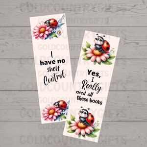 Printable Bookmarks, Set of 12 Printable Bookmarks, Reading Bookmarks ...