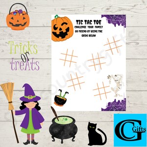 Halloween Activity Set, Printable Games for Kids (digital Download) - Etsy