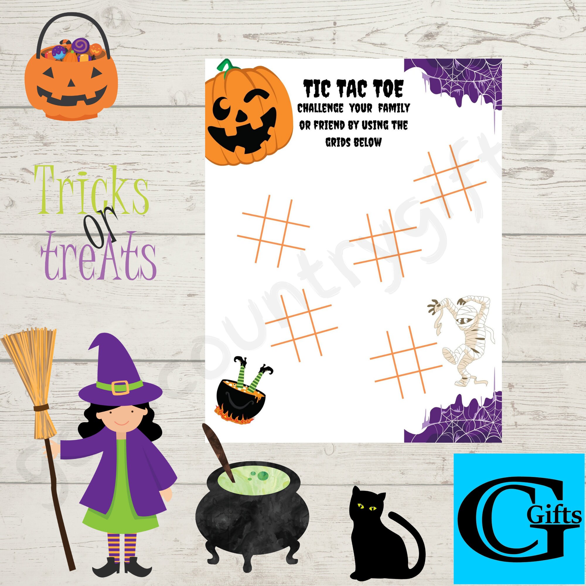 Halloween Activity Set Printable Activities for Kids - Etsy