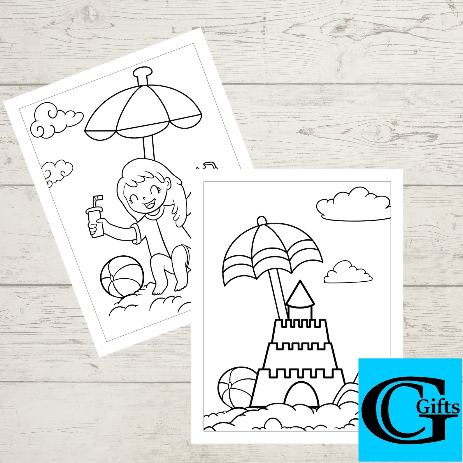 Summer Coloring Pages Summer Activities Coloring Sheets | Etsy