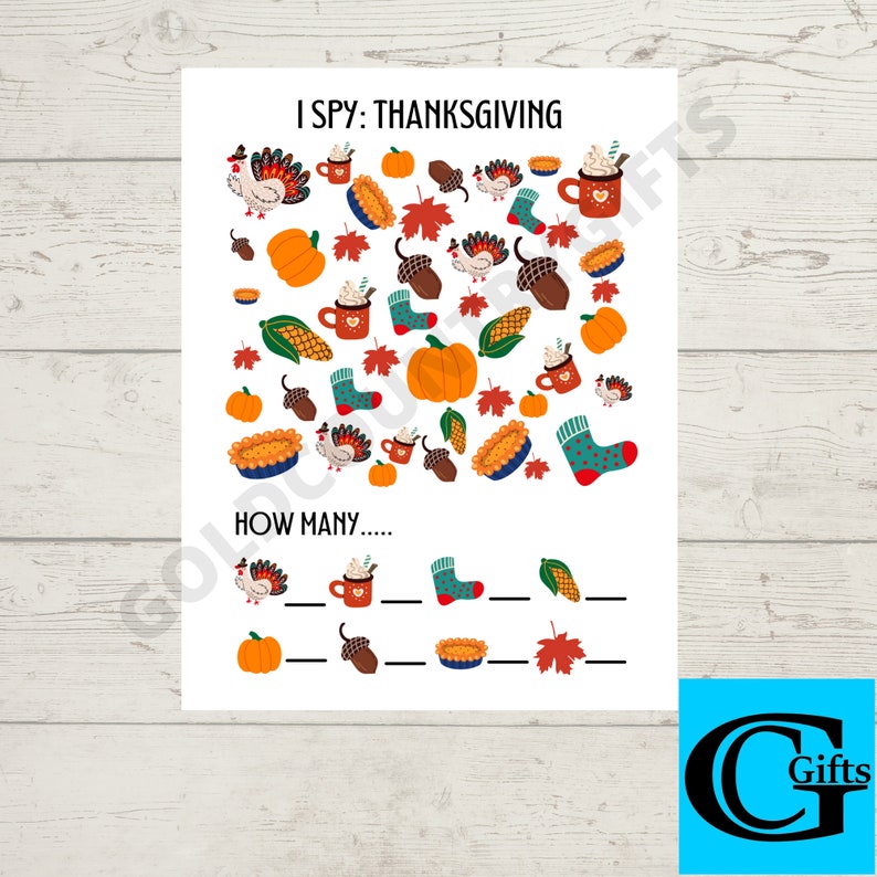 Printable Thanksgiving Activity Pages | Word Search | Maze | I Spy ...