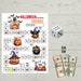 Printable Halloween Savings Challenge Board Game & Cash Envelope ...