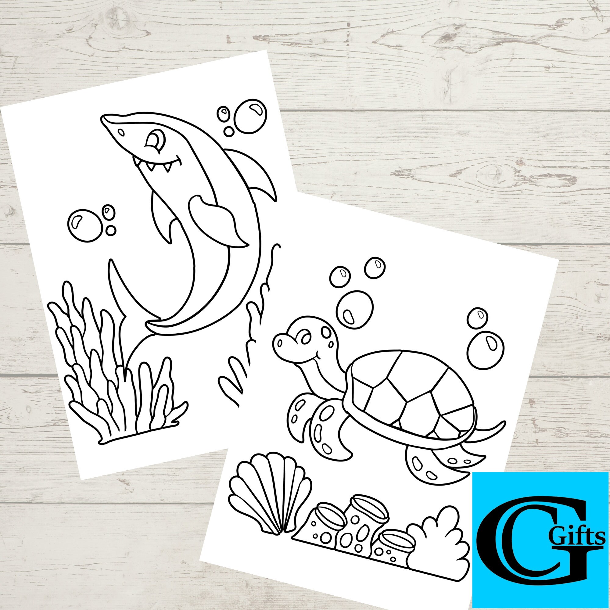 Under the Sea Coloring Pages, Sea Life Coloring, Ocean Creature ...