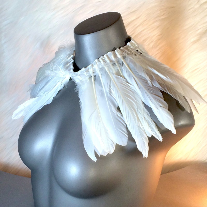 Feather Neck Collar - Etsy