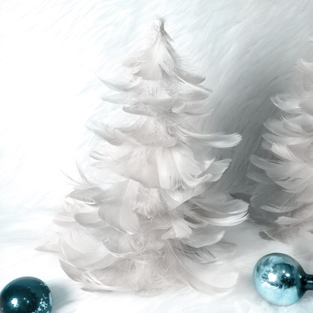 White Feather Trees for Home Decor - Decorative - S, M, L, XL - Etsy