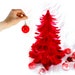 Red Feather Tree Christmas Trees for Holiday Events and Decorative ...