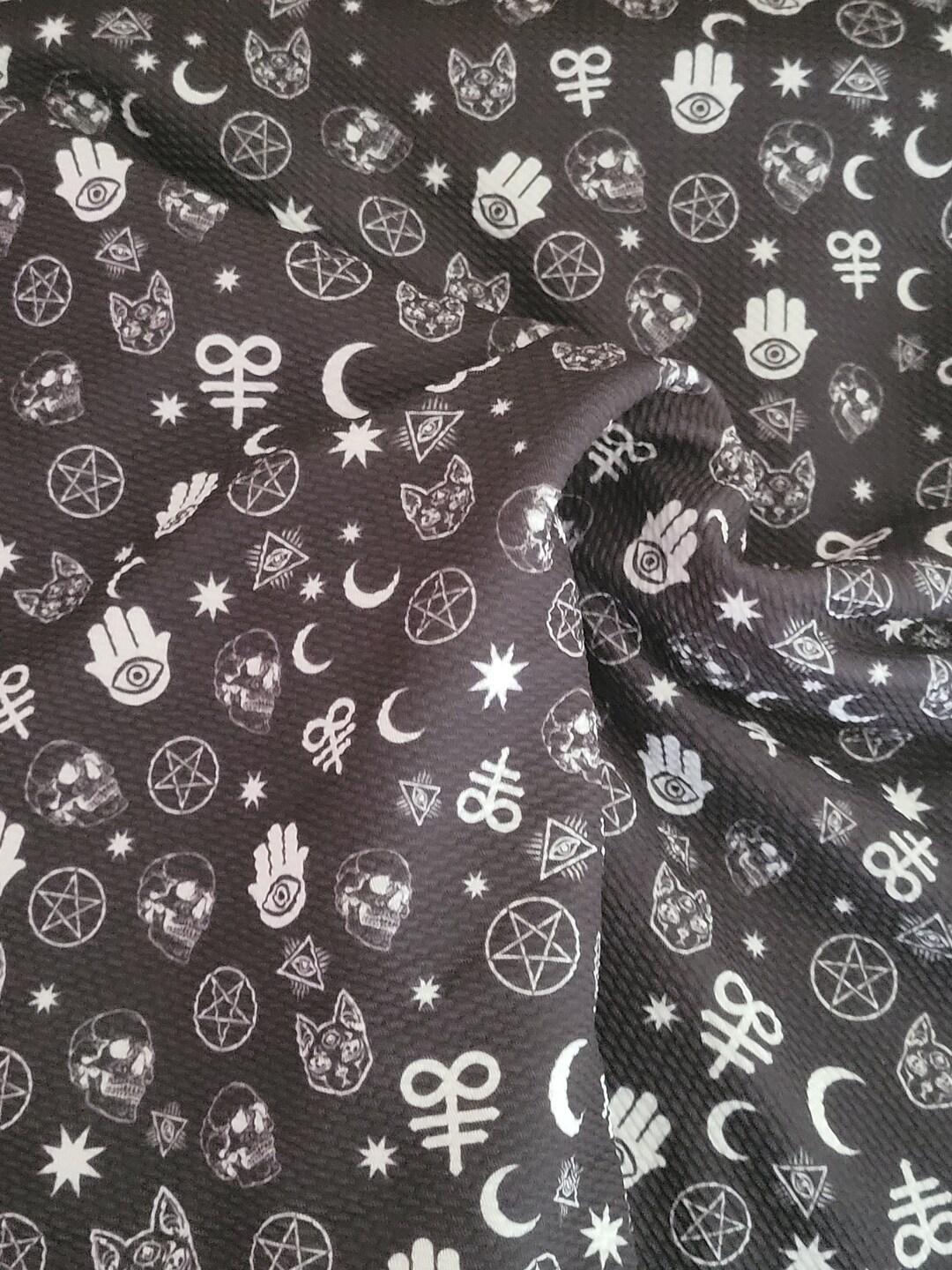 1/2 Yard Pagan Symbols Bullet Fabric - Textured Bullet Fabric ...