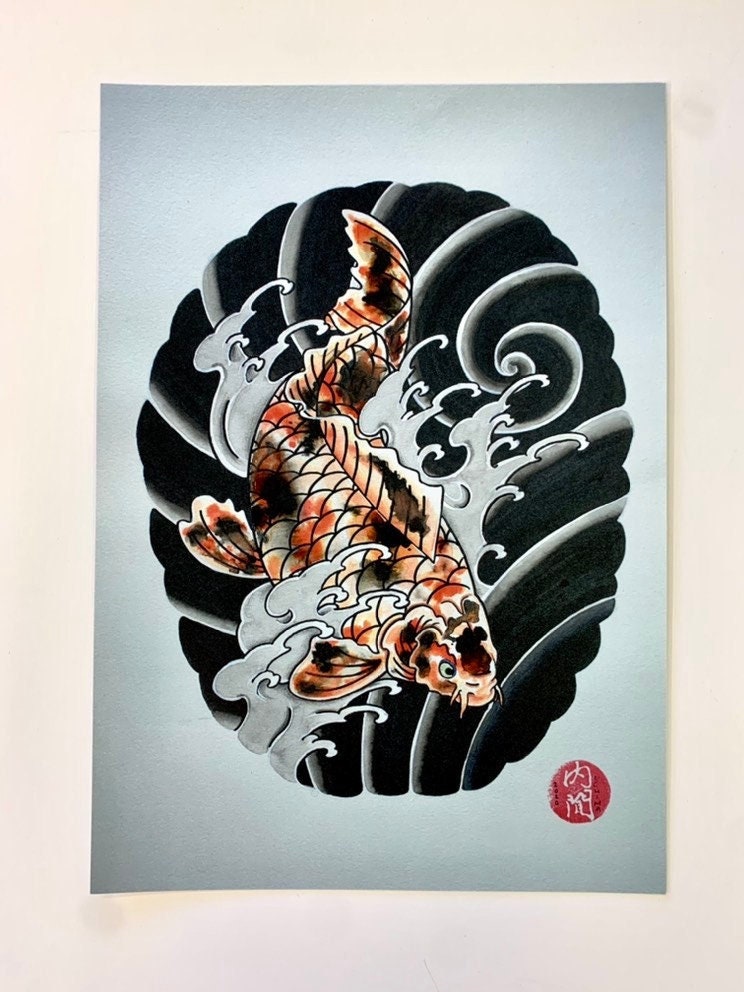 Japanese Koi Fish Tattoo Wallpaper