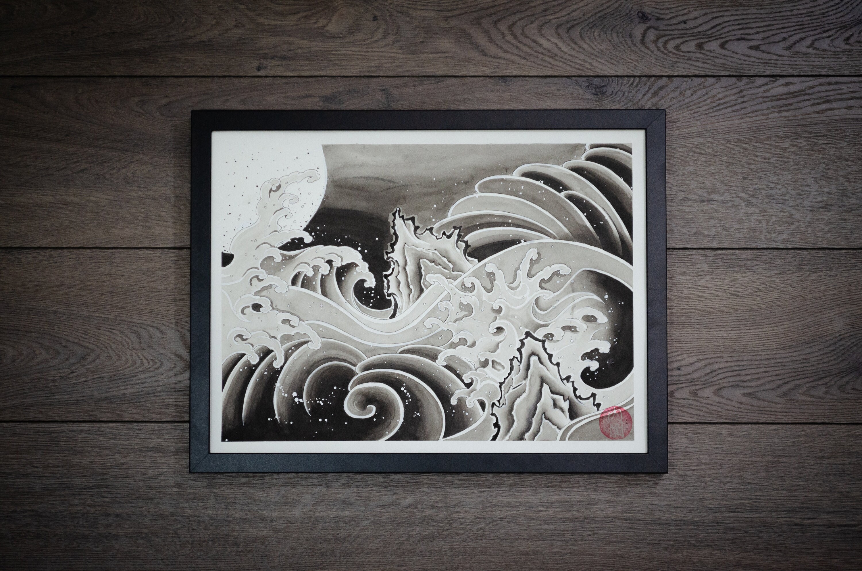 Japanese Water Art Tattoo