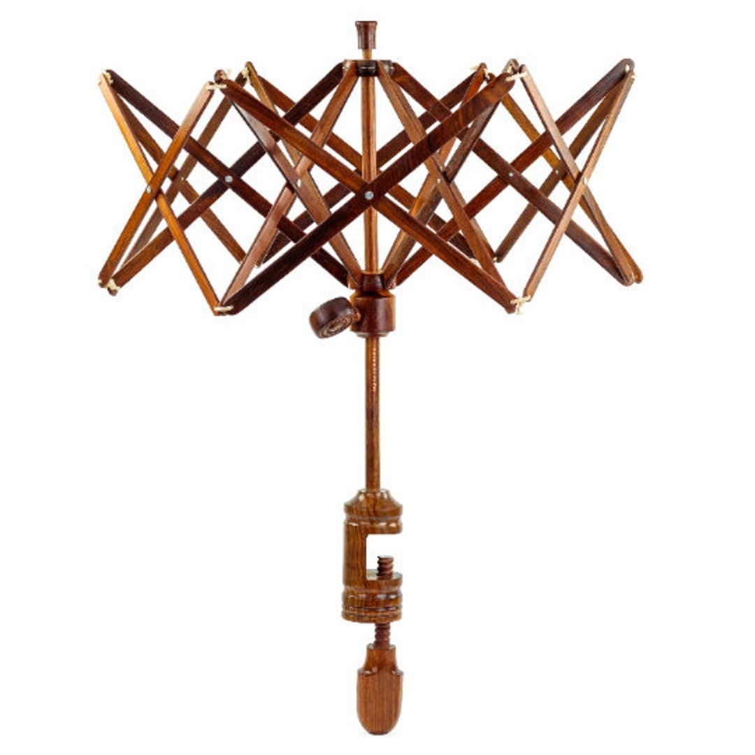 Wooden Swift Yarn Winder | Fiber Wool String Thread Skein Holder ...