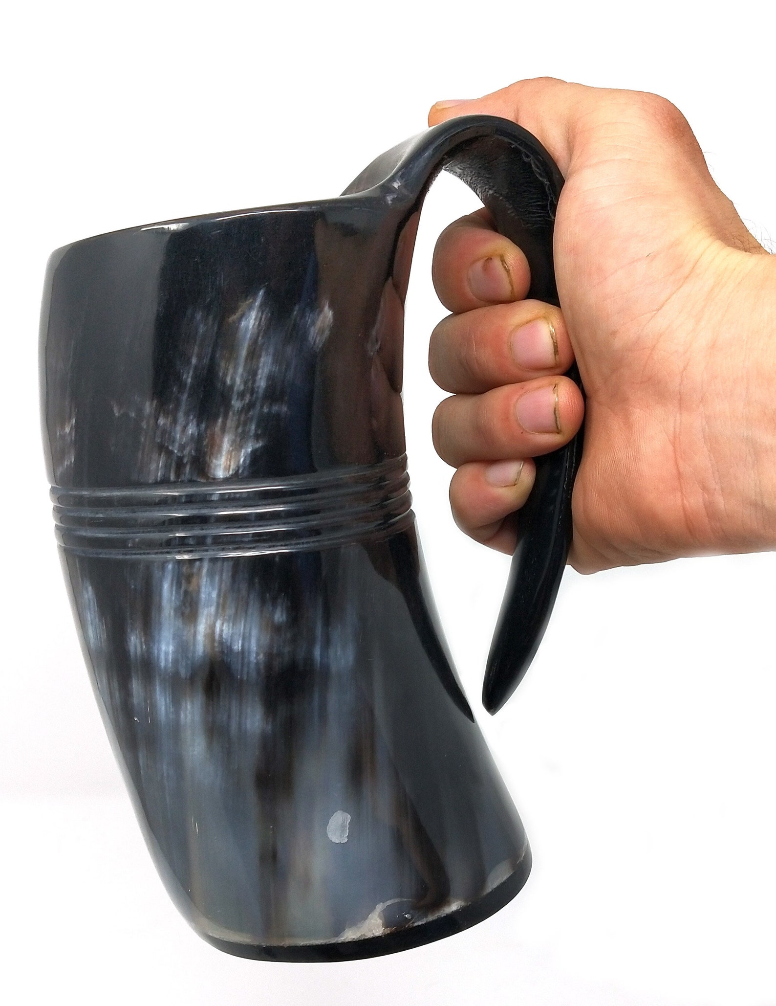 Viking Drinking Handmade Natural OX Horn Tankard Mug Cup - Etsy