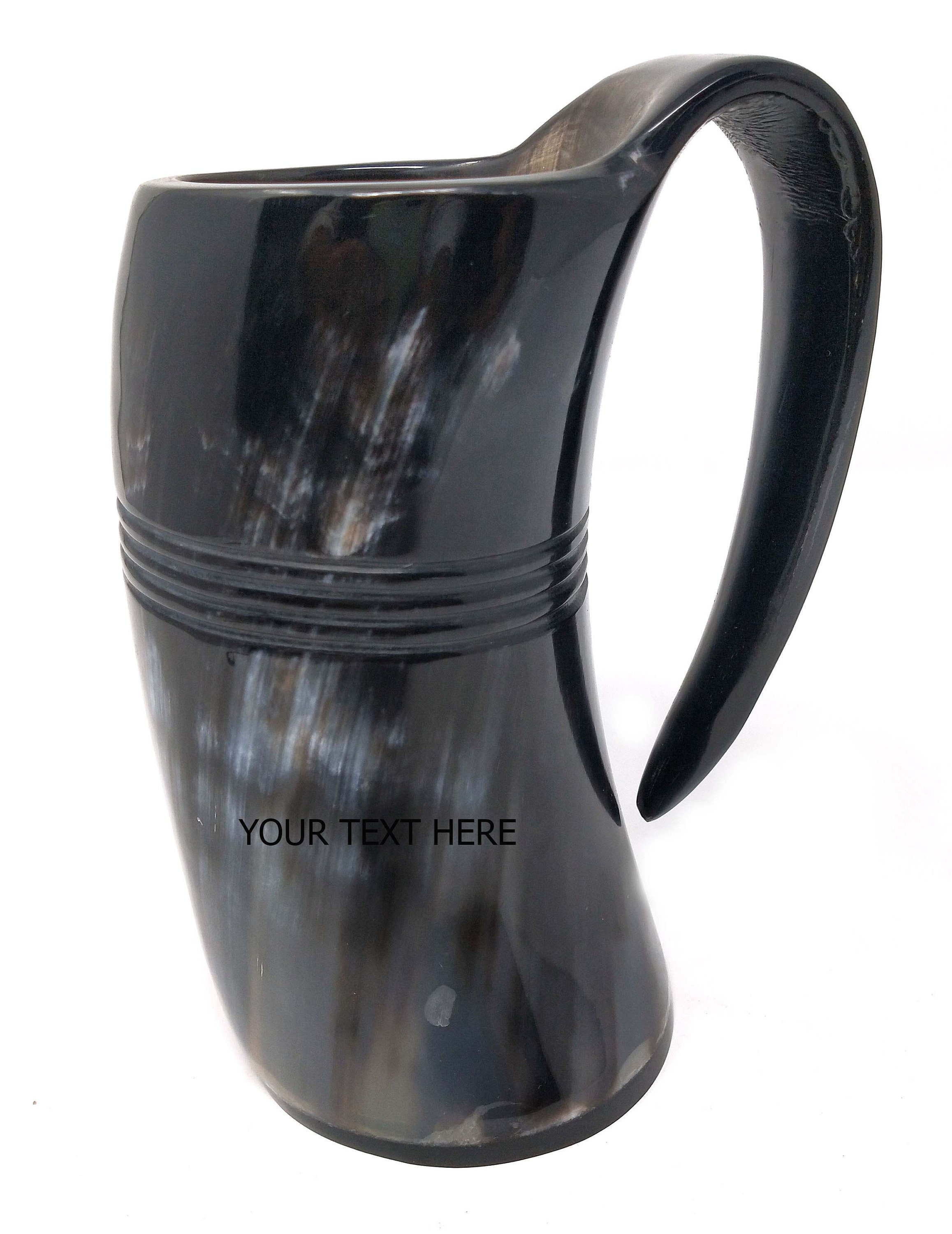 Viking Drinking Handmade Natural OX Horn Tankard Mug Cup - Etsy