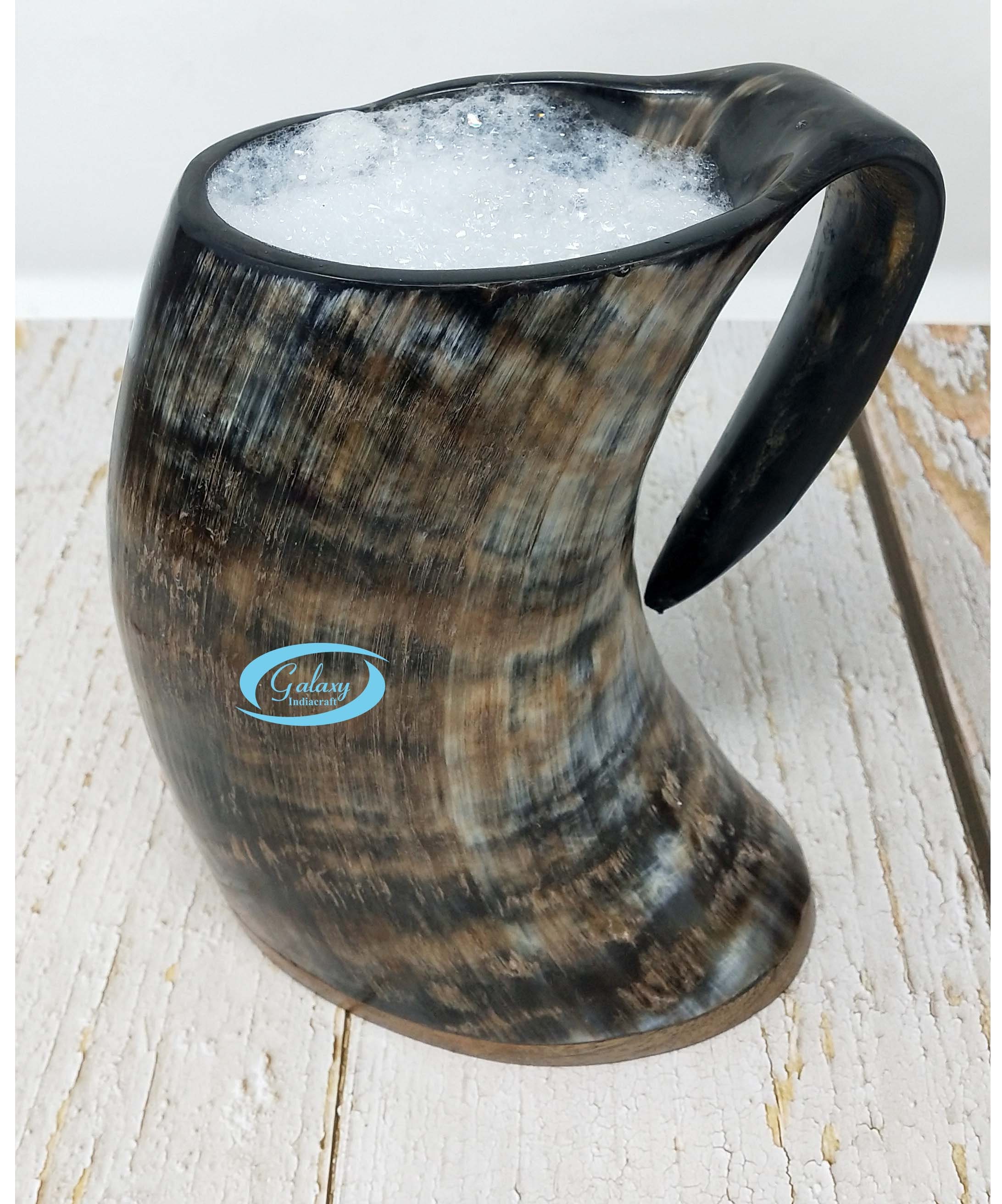 Viking Drinking Handmade Natural OX Horn Tankard Mug Cup - Etsy