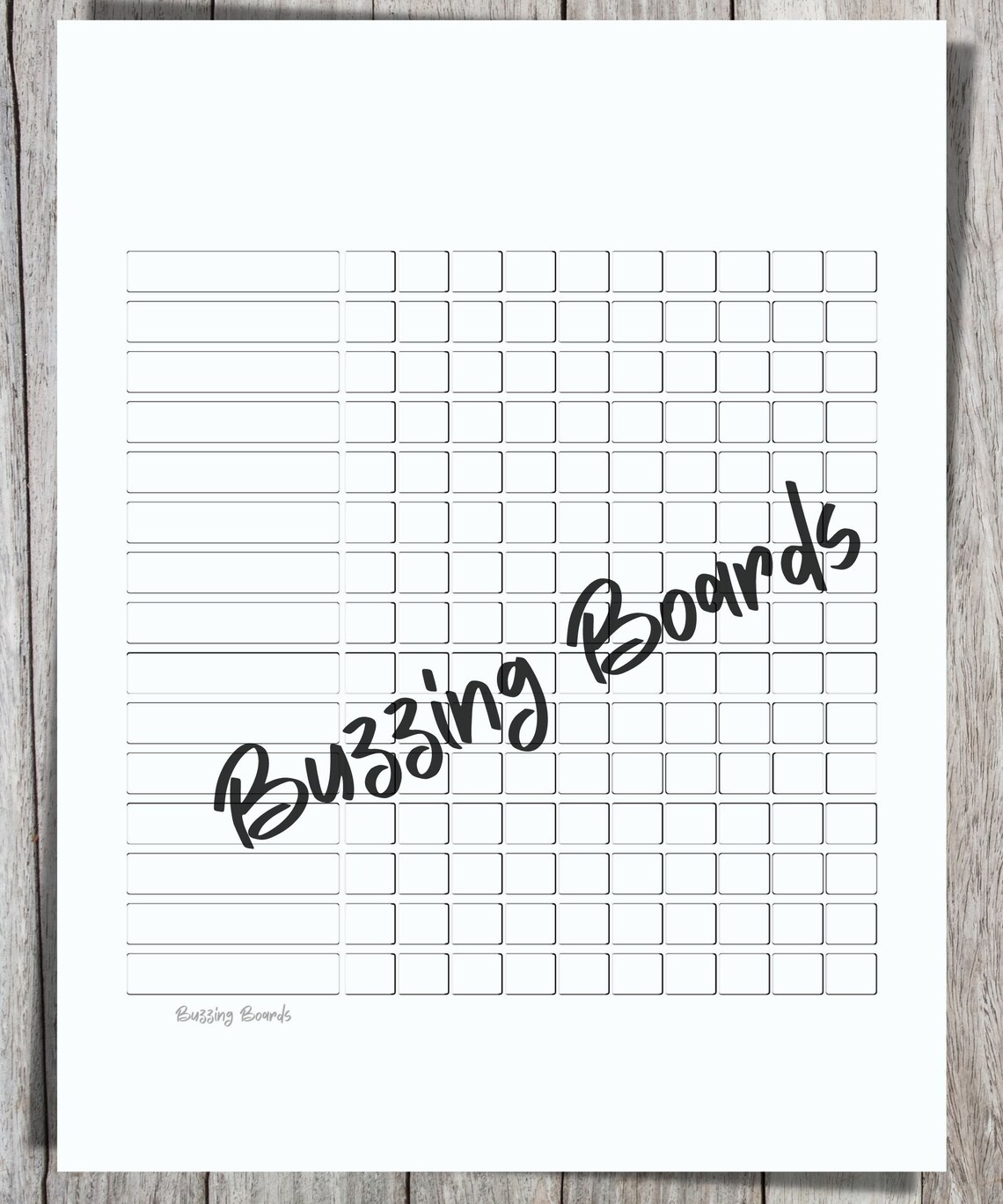 Blank Bingo Boards, Blank 10x10 Bingo Grid, Blank Double Bingo Grid ...