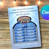 Family Feud Invitation, Canva Template, 5"x7", Invitation and RSVP ...