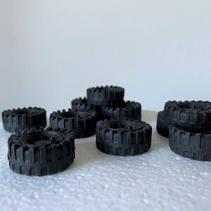 Personalized Sugar Paste Tires Cake Toppers. Edible Tires Decoration ...
