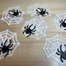 Edible Spiderweb and Spiders Cupcake Toppers. Pre-cut Halloween Wafer ...