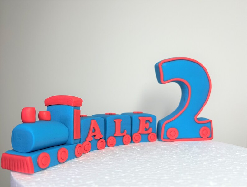 Fondant Train Cake Topper, Sugar Paste Vehicle Train Topper ...
