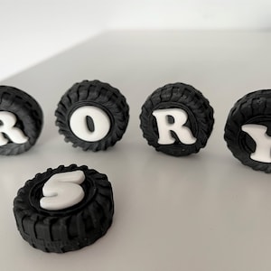 Racing Cars Sugar Paste Cake Toppers. Edible Personalised Birthday ...