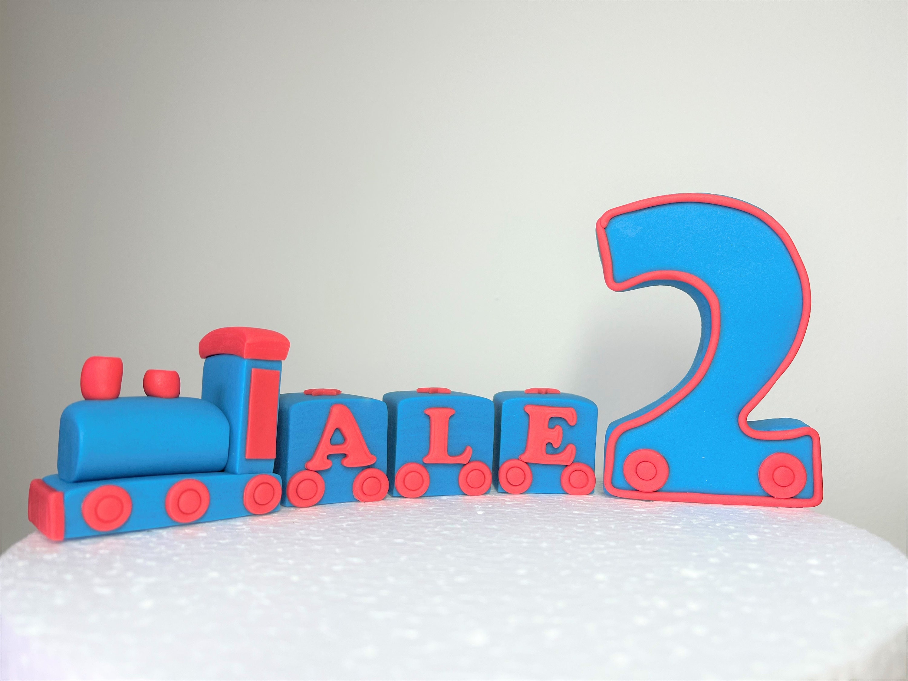 Fondant Train Cake Topper, Sugar Paste Vehicle Train Topper ...