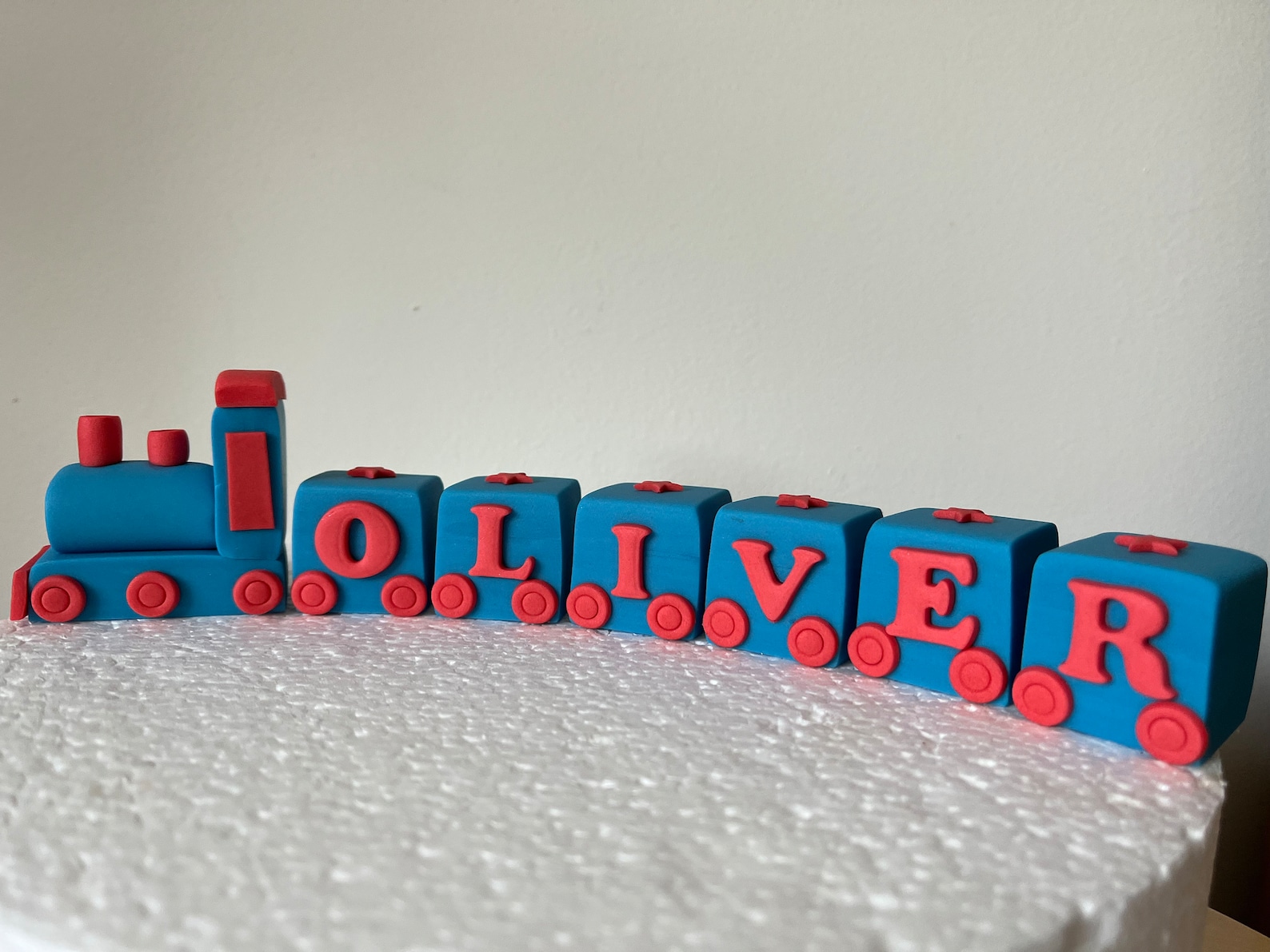 Fondant Train Cake Topper, Sugar Paste Vehicle Train Topper ...