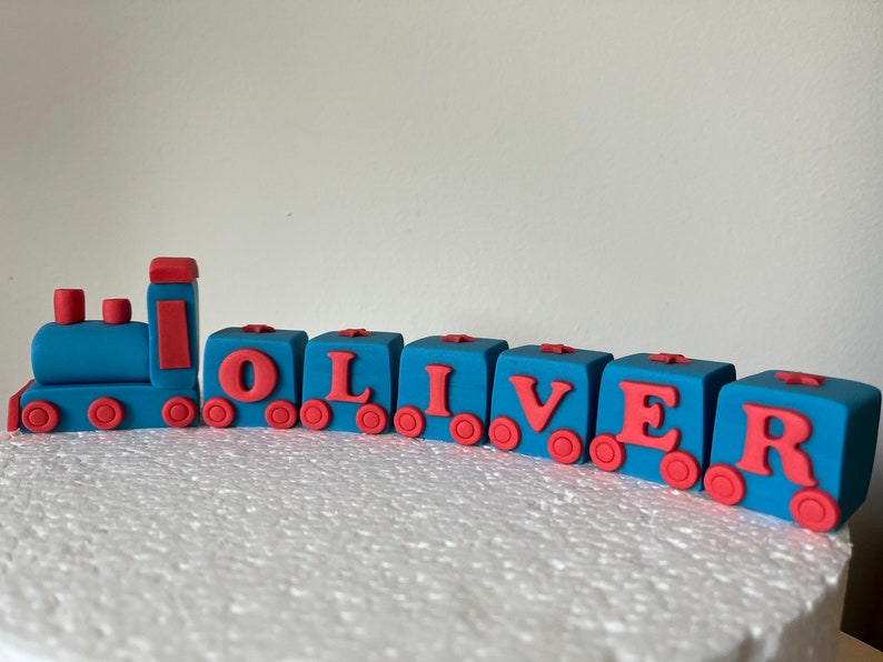 Fondant Train Cake Topper, Sugar Paste Vehicle Train Topper ...
