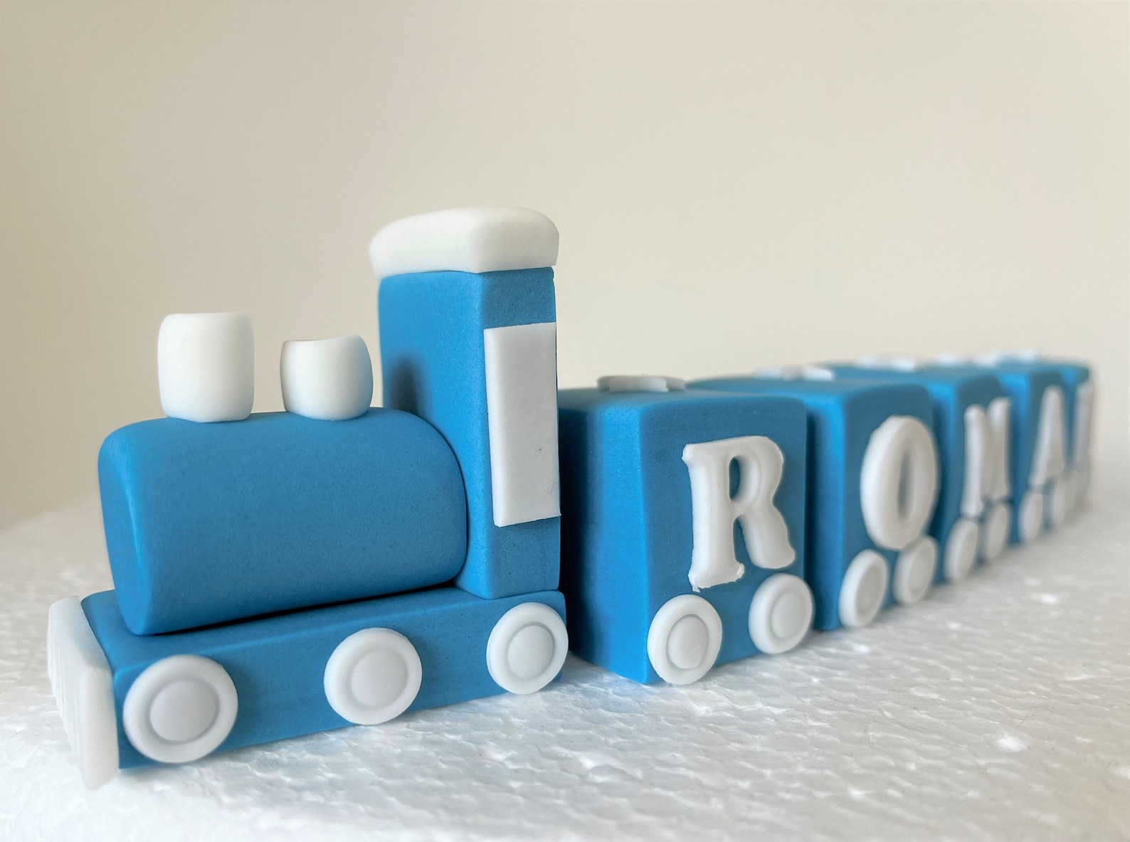 Fondant Train Cake Topper, Sugar Paste Vehicle Train Topper ...