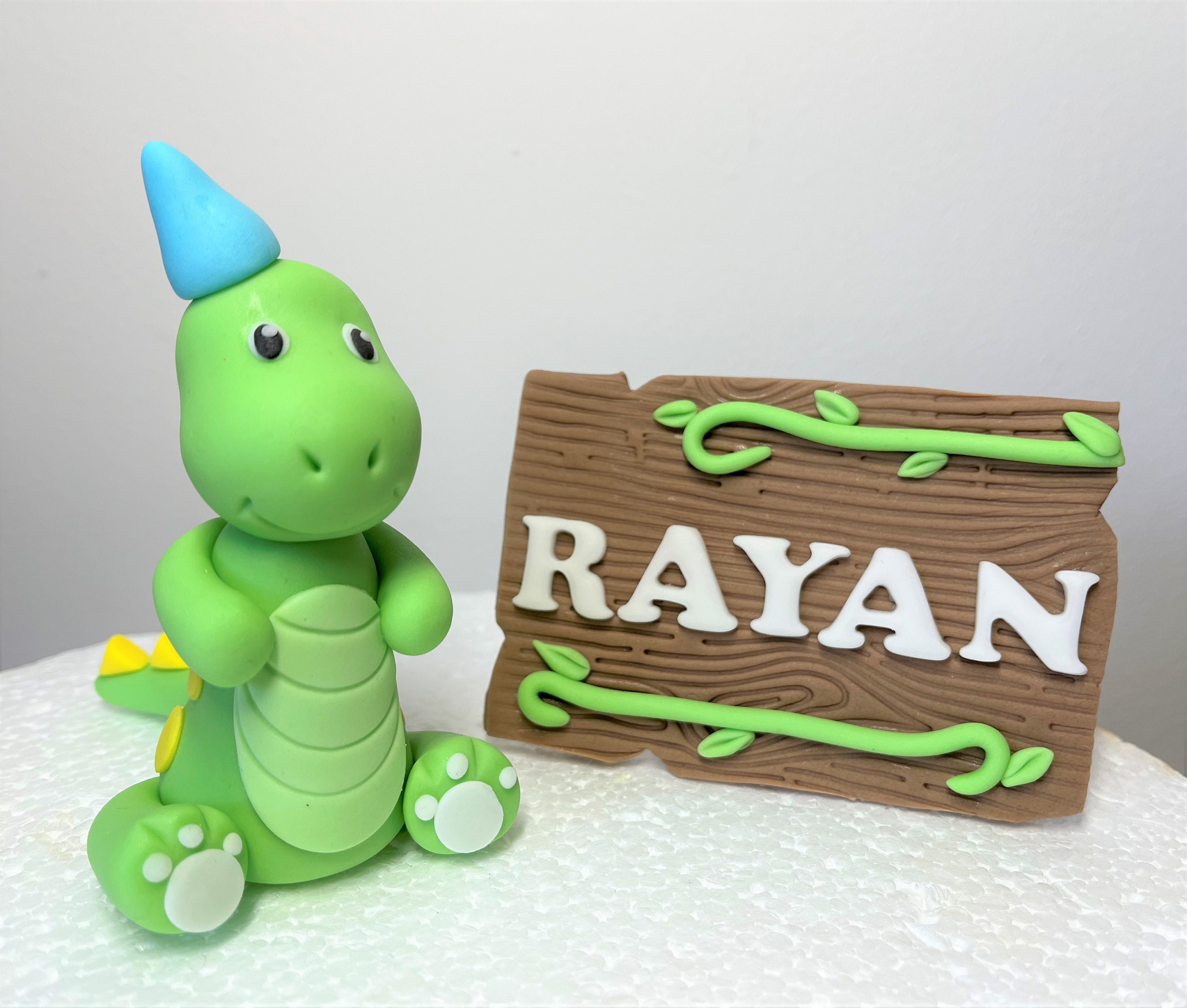 Dinosaur Fondant Cake Topper Set. Kids Birthday Cake - Etsy UK