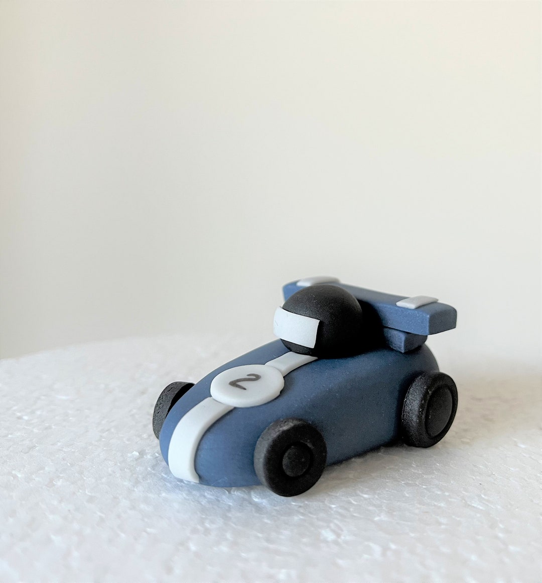 Racing Cars Cake Toppers. Edible Personalised Birthday Fondant Cake ...