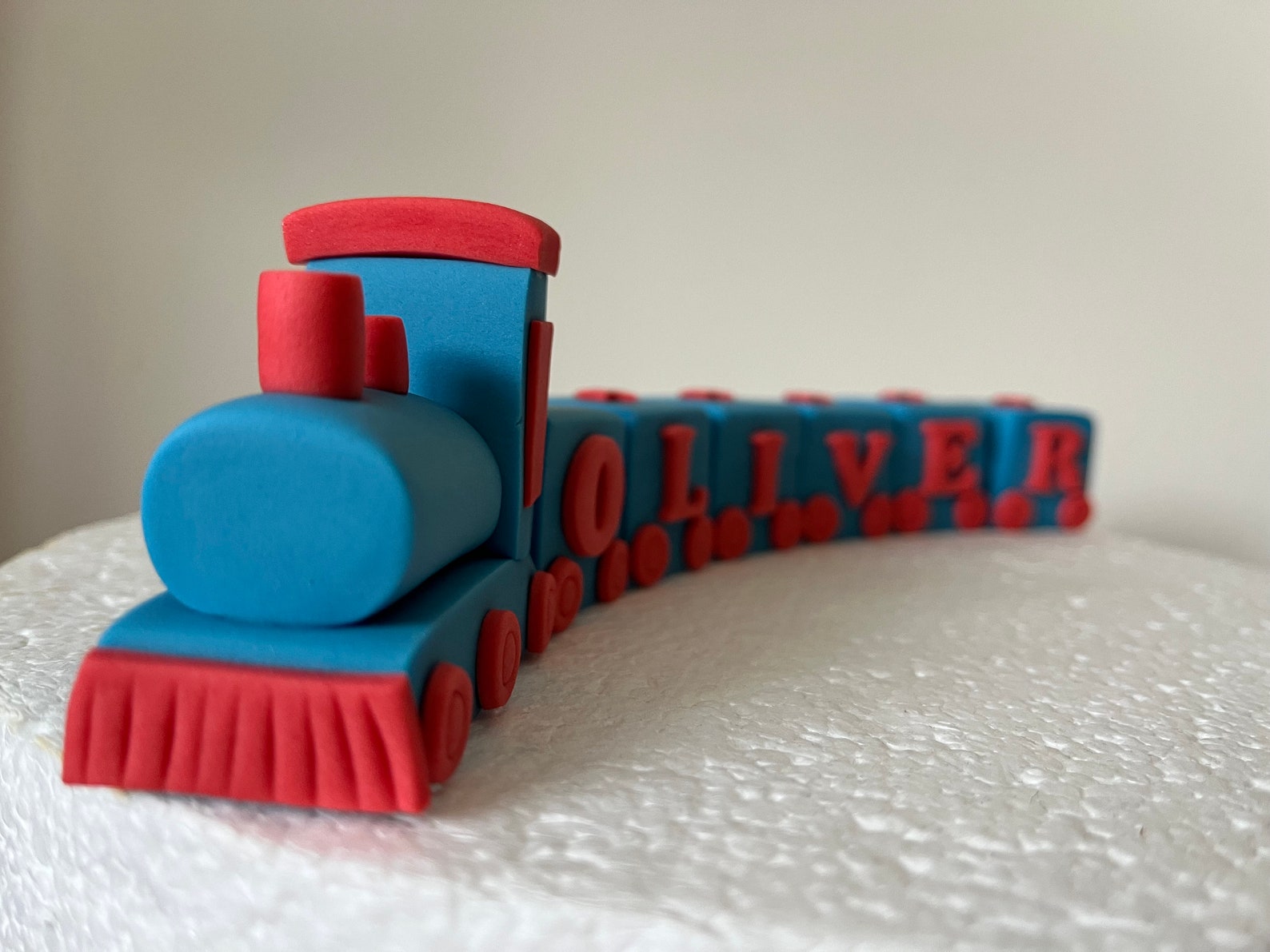 Fondant Train Cake Topper, Sugar Paste Vehicle Train Topper ...