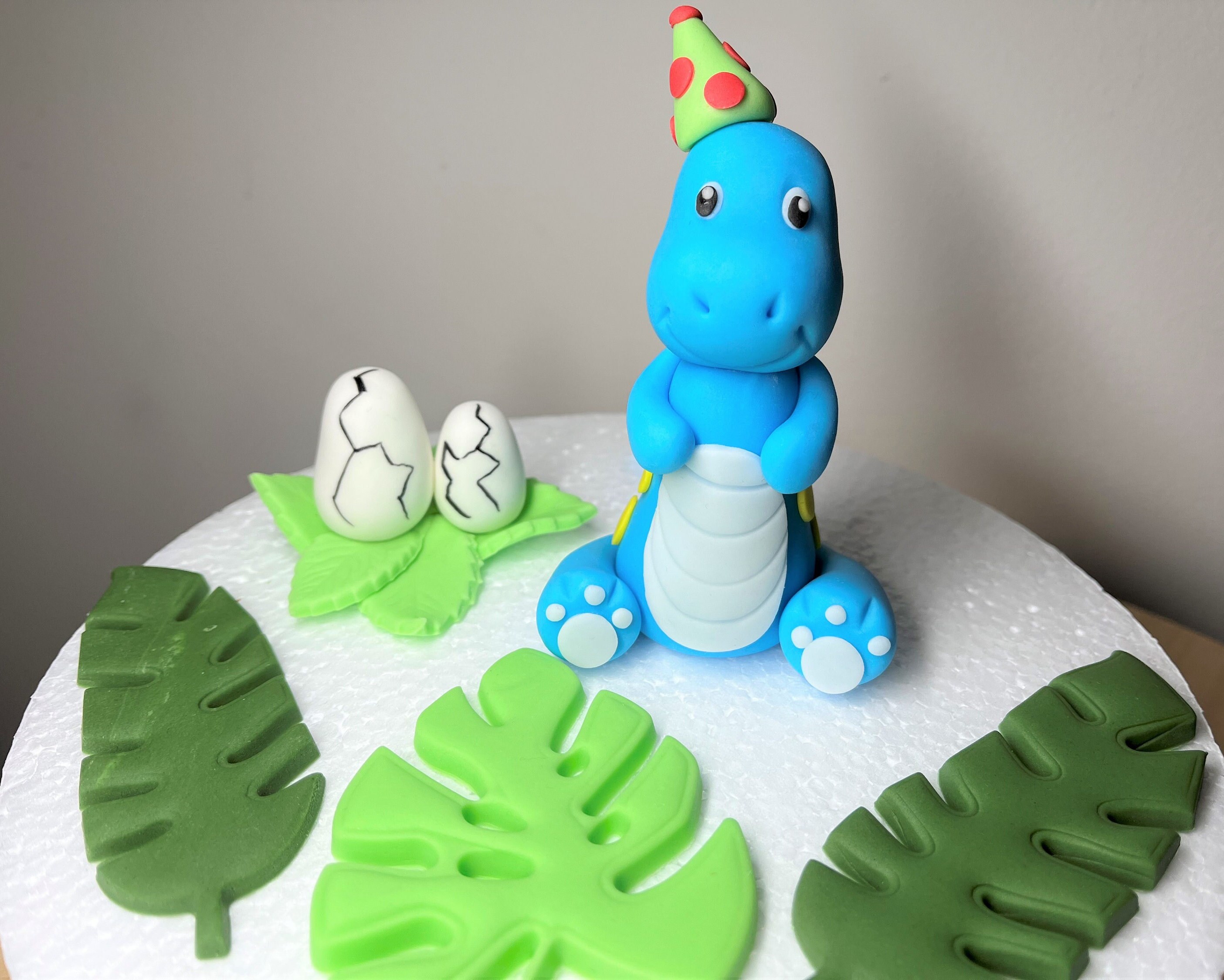 Dinosaur Fondant Cake Topper Set. Birthday Cake Decorations. - Etsy