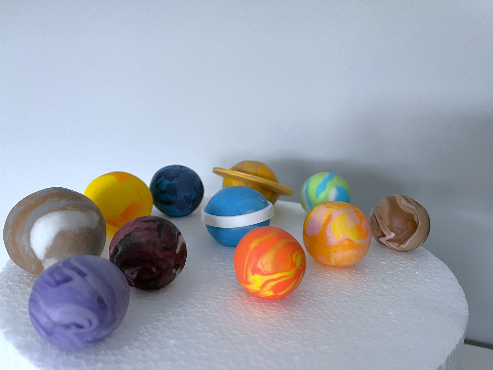 Solar System, Cake Toppers, Edible Planets / Handmade Birthday Cake ...