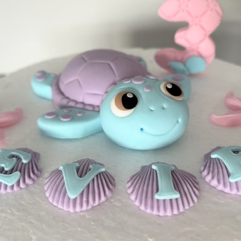 Turtle Cake Topper - Etsy