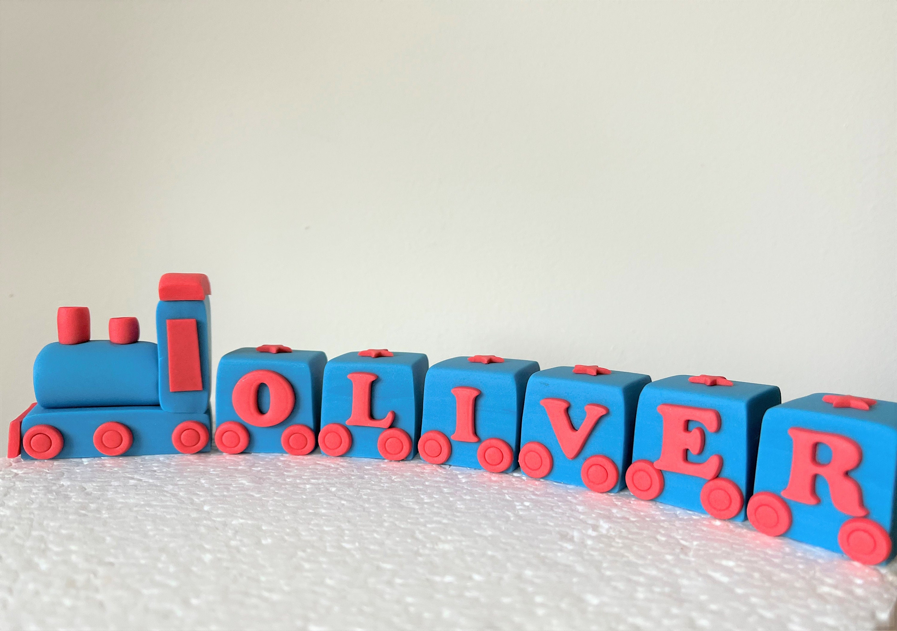 Fondant Train Cake Topper, Sugar Paste Vehicle Train Topper ...