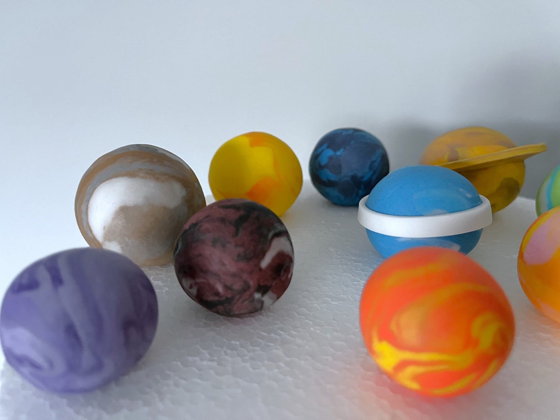 Solar System, Cake Toppers, Edible Planets / Handmade Birthday Cake ...