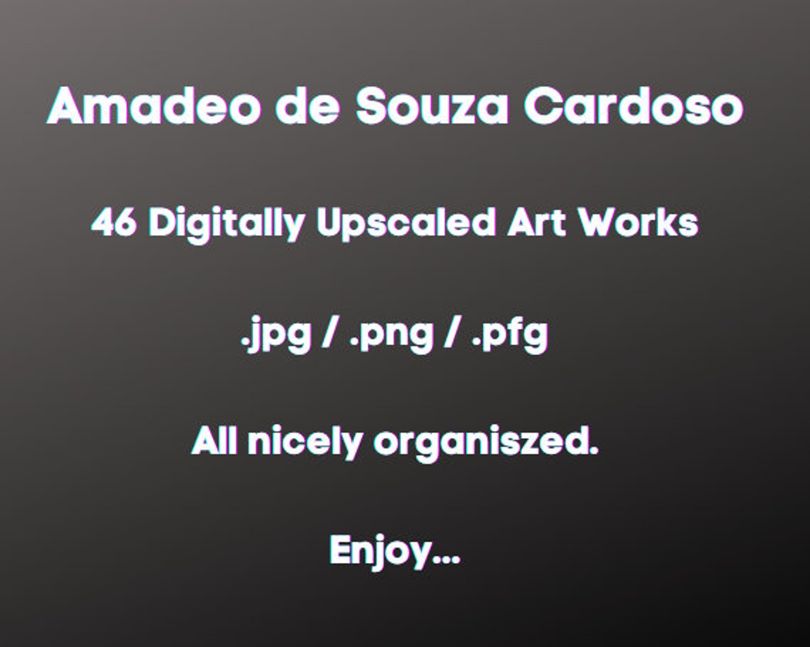 Amadeo De Souza Cardoso 46 Classic Art Works Digitally - Etsy