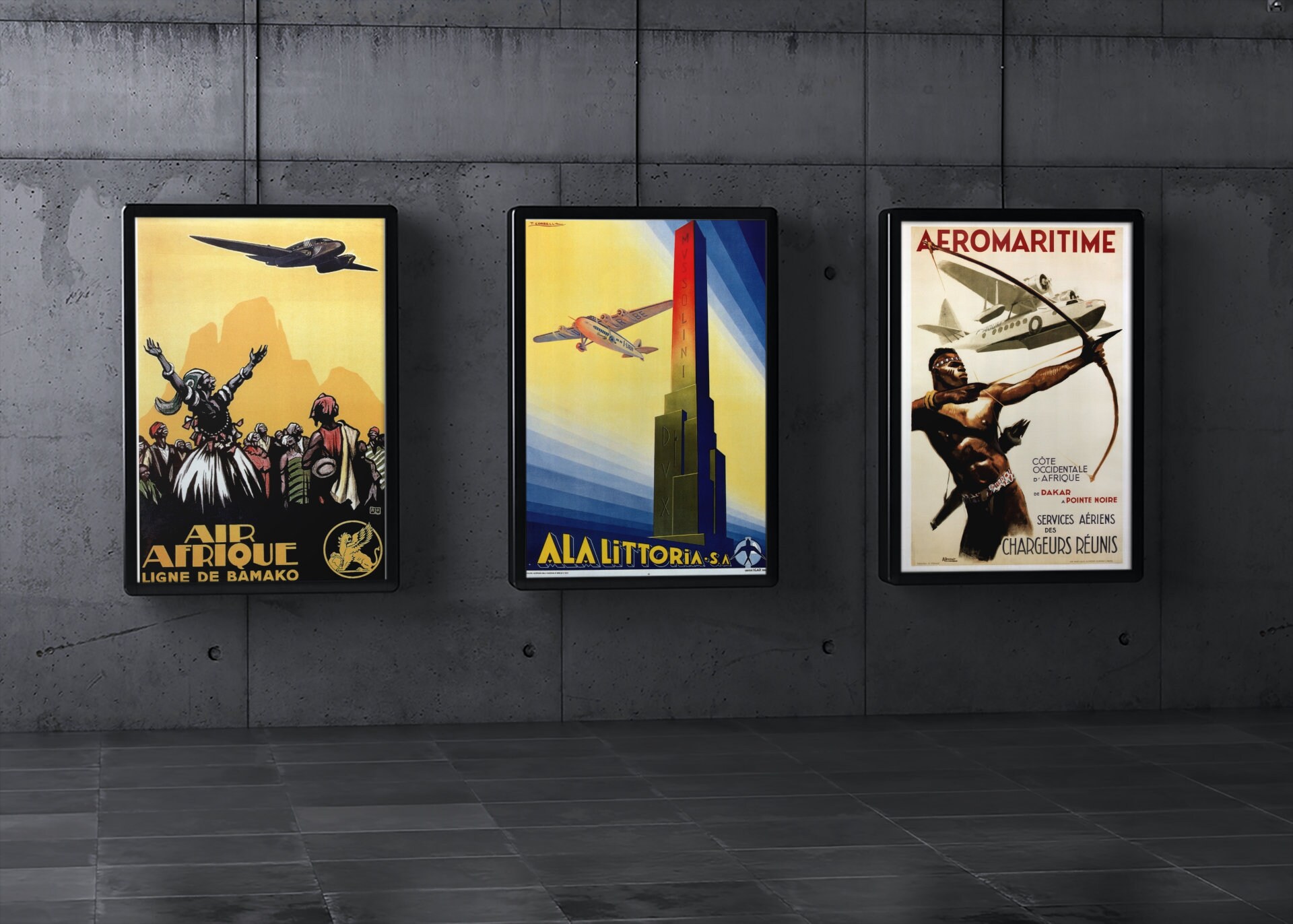 Vintage Transport Posters - 60 High Quality Files, Beautifully ...