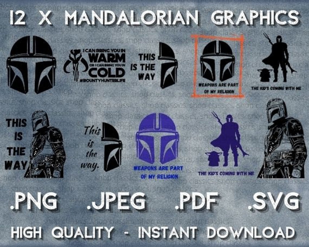 Mandalorian SVG, Mandalorian Digital, Mandalorian Helmet, Mandalorian ...