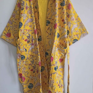 Beautiful Handmade Floral Kantha Jacket, Soft Cotton Floral Printed ...